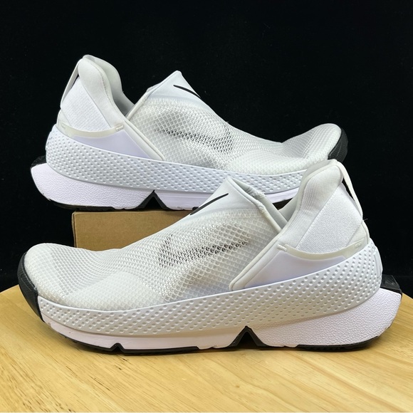 Nike | Shoes | Nike Go Flyease Easy On Off Shoes White Black Dr55402 ...